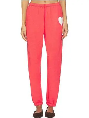Sprwmn Heart Sweatpants - Red