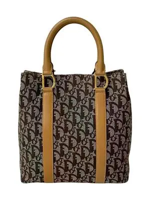 Dior Diorissimo Trotter Canvas Tote - Brown