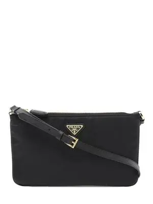 Prada 2013-2025 Tessuto Crossbody Bag - Black