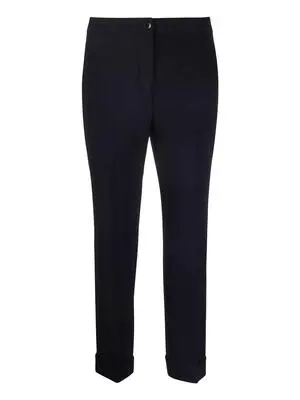 Etro Cropped Tailored Trousers Black