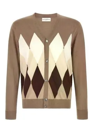 BALLANTYNE Cotton Cardigan - Neutrals