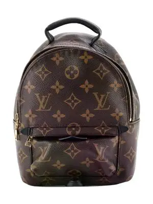 LOUIS VUITTON Palm Springs Monogram Canvas Mini Backpack - Brown
