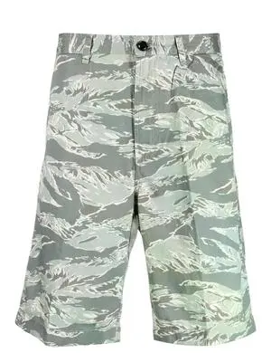 DIESEL® Camouflage Bermuda Shorts - Green