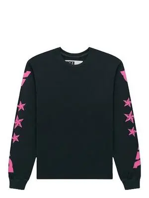 SP5DER Mx555 Long Sleeve Tee Shirt - Black