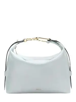 Furla Furla Tonie Textured Leather Hobo Bag Blue
