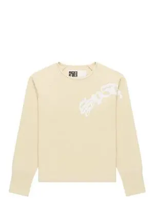SP5DER Oxy Long Sleeve Tee Shirt - Cream