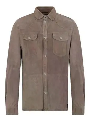 MOORER Pocket Overshirt - Neutrals