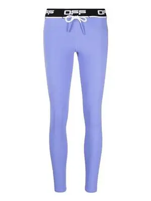 Off-White Active Logo Leggings - Purple