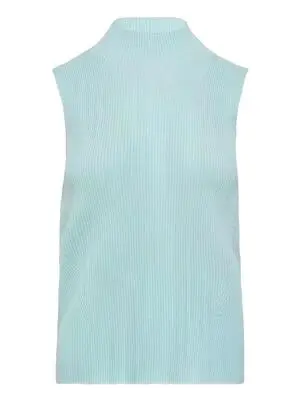 CFCL Portrait Ribbed High Neck Top - Green