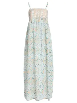 BOTEH BOTEH Kynthos Cotton-Blend Maxi Dress