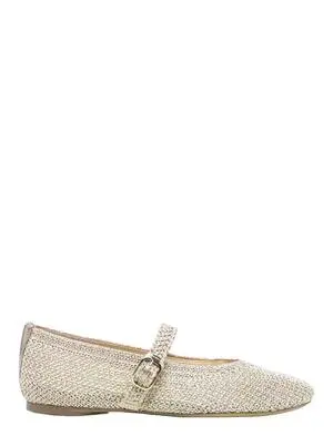 TAMARIS Buckle-strap Ballet Flats - Gold