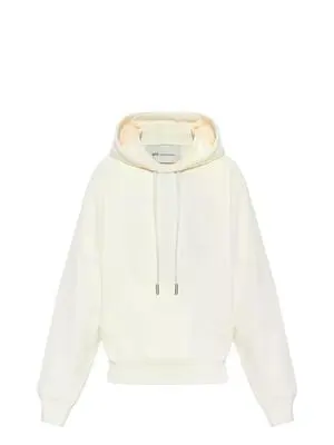 Ami De Coeur Drawstring Hooded Sweater - Neutrals