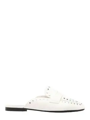 TAMARIS Leather Mules Neutrals