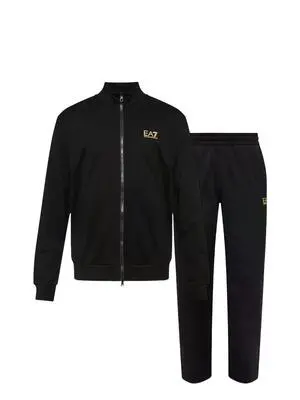EA7 Logo Trousers - Black