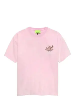 NEW AMSTERDAM SURF ASSOCIATION Graphic-print Crew-neck T-shirt - Pink
