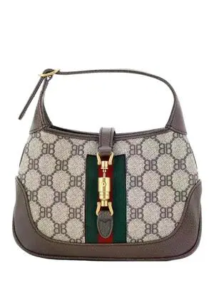 Balenciaga X Gucci The Hacker Project Jackie 1961 Mini Hobo Bag - Brown