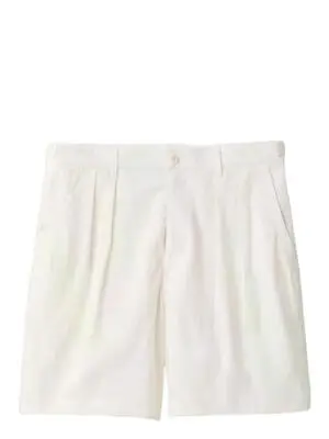 COOR Pleated Linen Shorts - Neutrals