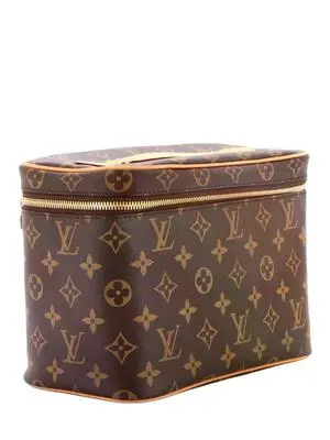 LOUIS VUITTON Vanity Case Monogram Canvas Bb Pouch - Brown