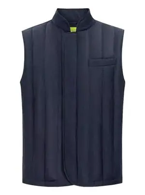 Shanghai Tang Quilted Vest - Blue