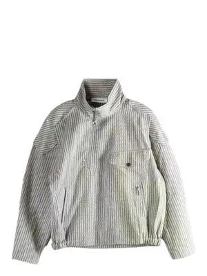 KIKO KOSTADINOV Striped Zipped Jacket - Grey
