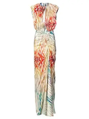 SILVIA TCHERASSI Samaira Printed Maxi Dress