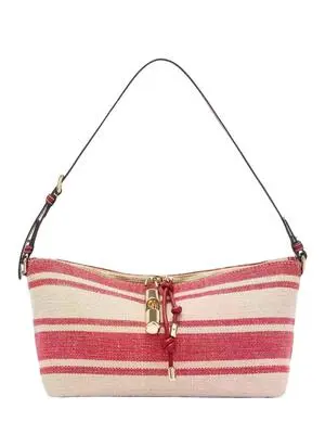 Furla Furla Debby Striped Shoulder Bag Red