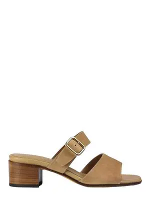 DOUCAL'S Suede Double-strap Sandals - Neutrals