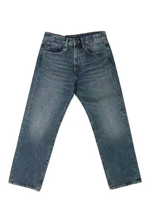 Supreme Paneled Stripe Baggy Jean - Black | Editorialist
