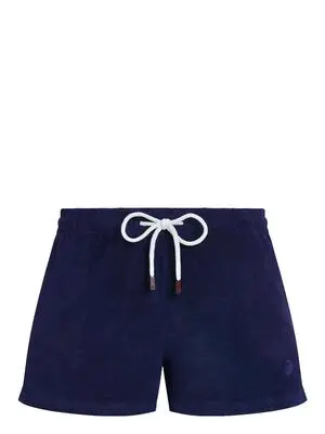 Vilebrequin Terry Embroidered Shorts - Blue