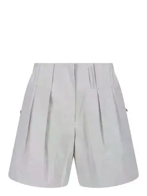 LOW CLASSIC Pleated Shorts - Grey