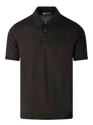 ROBERTO COLLINA Regular-fit Polo Shirt - Brown