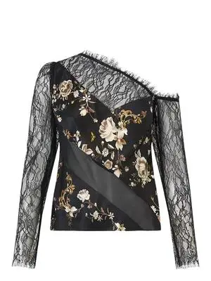 Camilla Flamenco Folklore Top - Black
