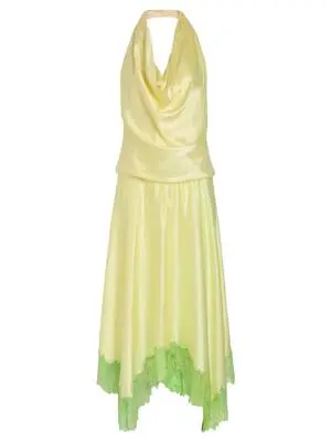 Staud Elira Midi Dress - Yellow