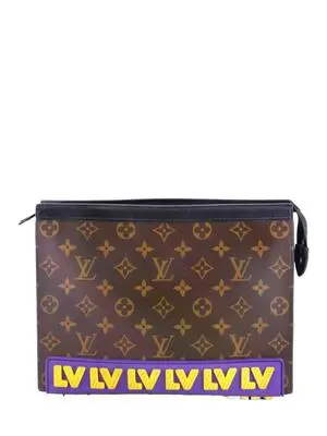 LOUIS VUITTON Pochette Voyage Limited Edition Mm Clutch Bag - Brown