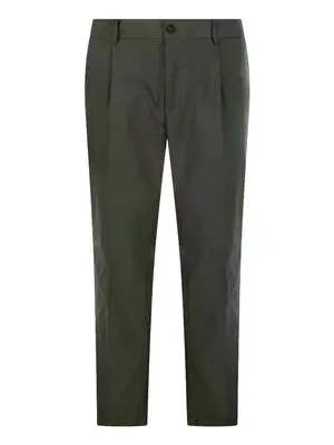 ENTRE AMIS Pleated Trousers - Green