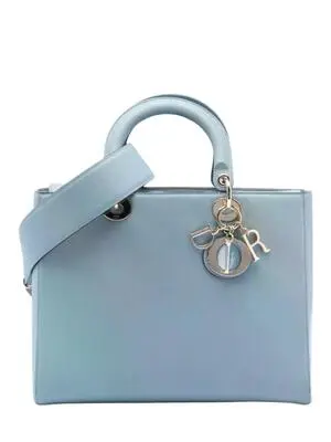 Dior 2018 Large Lady Satchel - Blue