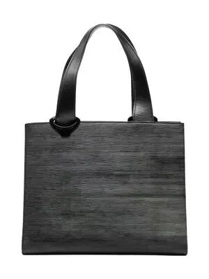 LOUIS VUITTON 2001 Epi Gemeaux Tote Bag - Black