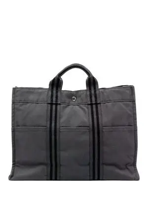 Hermès 2000-2015 Canvas Fourre Tout Mm Tote Bag - Grey