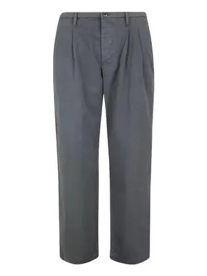 C.P. COMPANY Pleated Loose Trousers - Grey
