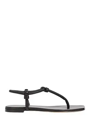 GIANVITO ROSSI Juno Leather Sandals Black