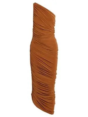 Norma Kamali Diana One-shoulder Gown - Tan