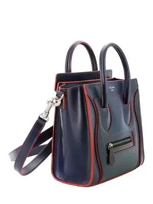 Celine Luggage Nano Crossbody Bag - Blue