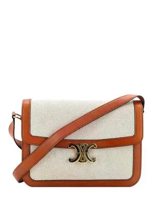 Celine Triomphe Medium Crossbody Bag - Brown