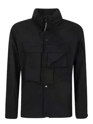 C.P. COMPANY Metropolis Series Hyst Foldable Hood Jacket - Black