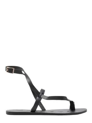 Manebí Strap Flat Sandals - Black