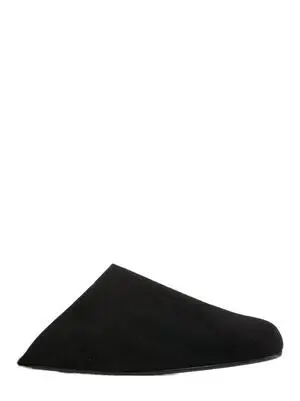 Manebí Almond Flat Sandals - Black