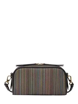 Paul Smith Striped Satchel - Brown