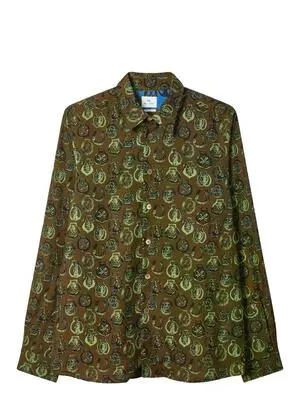 Paul Smith Abstract-pattern Shirt - Brown