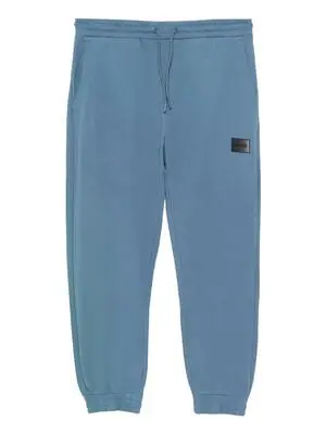 Hugo Logo-patched Cotton Trackpants - Blue