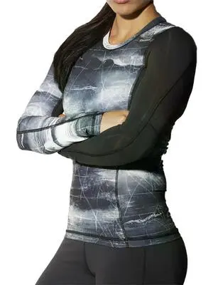 REEBOK Rashguard Combat Long-sleeve T-shirt - Grey